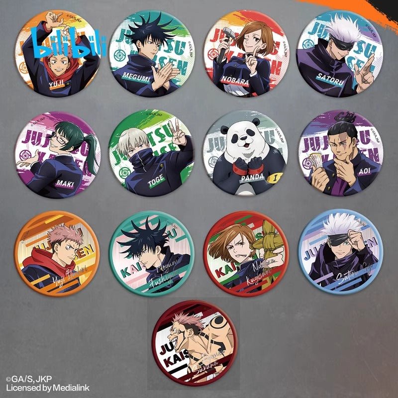 Jujutsu Kaisen | Badge & Polaroid & Holographic Ticket Blind Box Set ...